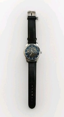 Talis Co Automatic Watch Blue Silver Black Strap Waterproof REF WA3 ...