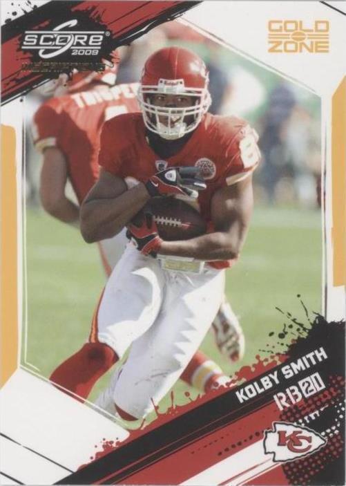2009 Score Inscriptions - Kolby Smith #146 Gold Zone /50 for sale ...