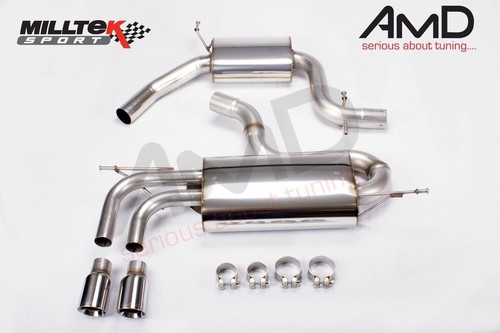 Milltek VW Golf Mk5 GTi Edition 30 2.0T FSi Cat Back Exhaust Resonated ...