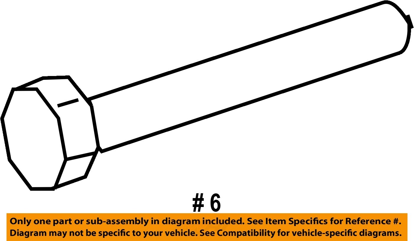 MERCEDES OEM 03-09 E320 Front Suspension-Shock Bolt 910105014016 | eBay