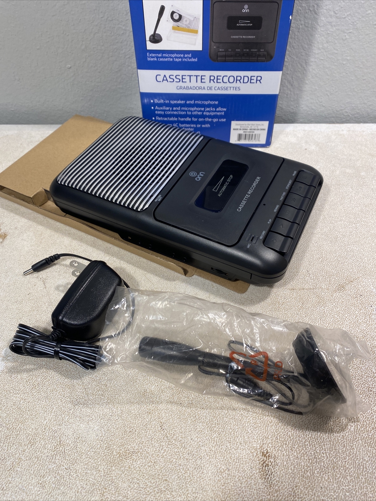 ONN ONA13AV504 Cassette Player & Recorder - Black for sale online | eBay