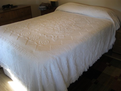 Vintage Bates Candlewick/hobnail George Washingtons Choice Bedspread ...