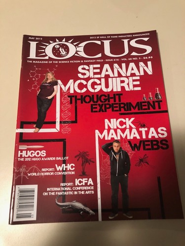MAY 2012 LOCUS science fiction magazine SEANAN MCGUIRE - NICK MAMATAS ...