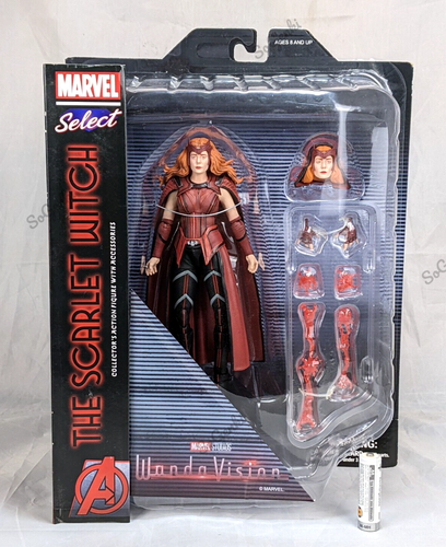 Marvel Select The Scarlet Witch Wanda Vision Action Figure | eBay
