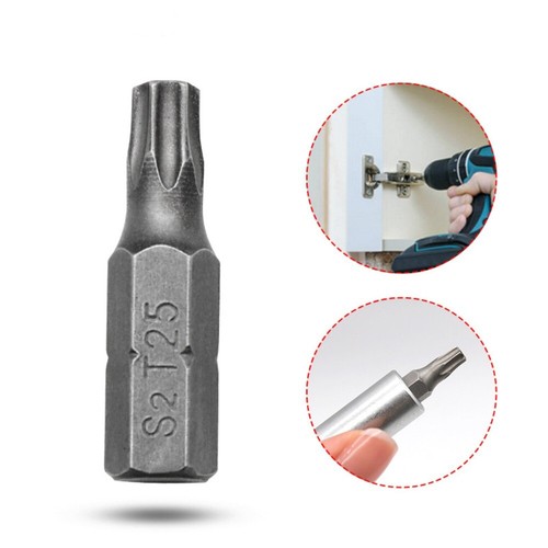 4Pcs 1 Inch Hex Shank T25 T-25 S2 Durable Security Bits Excellent Fit ...