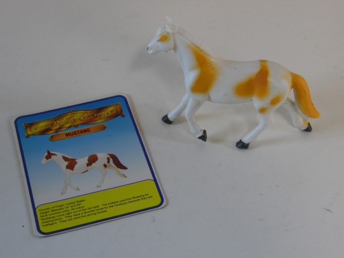 vintage 1988 funrise international horse collection mustang with card ...