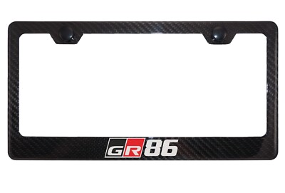 Carbon Fiber License Plate Frame for Toyota GR 86 | eBay