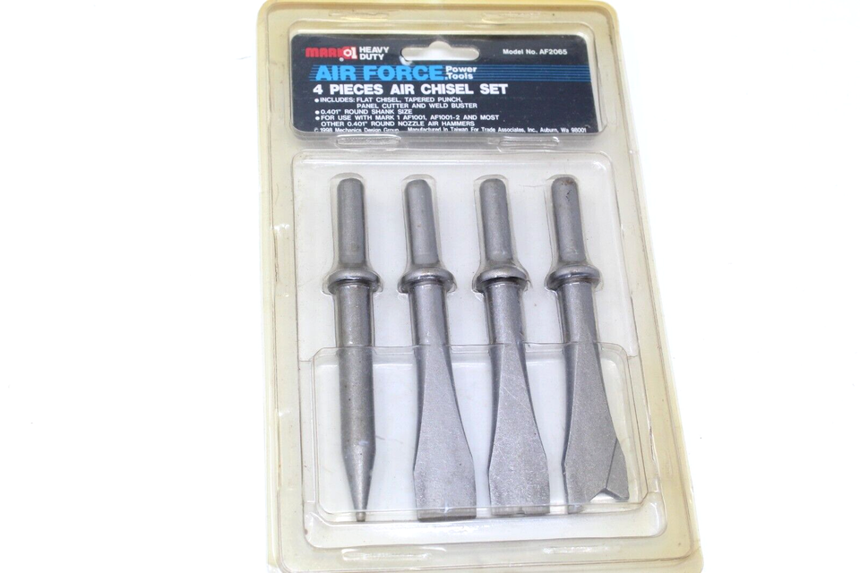 Vintage Air-Force Power Tools Mark 1 AF2065 4pc Air Chisel Set, New | eBay