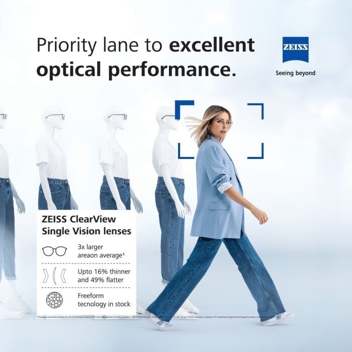 Zeiss ClearView Single Vision Lenses (Reglazed Into Your Own Frame) 1. ...