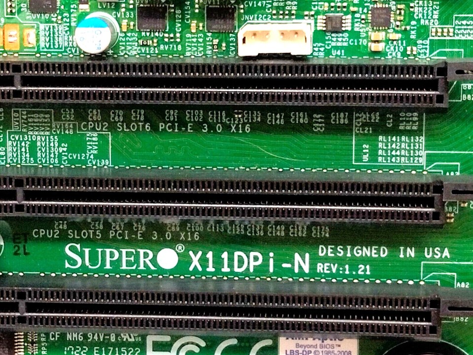 SuperMicro X11DPI-N dual-way 3647 server workstation motherboard M.2 ...