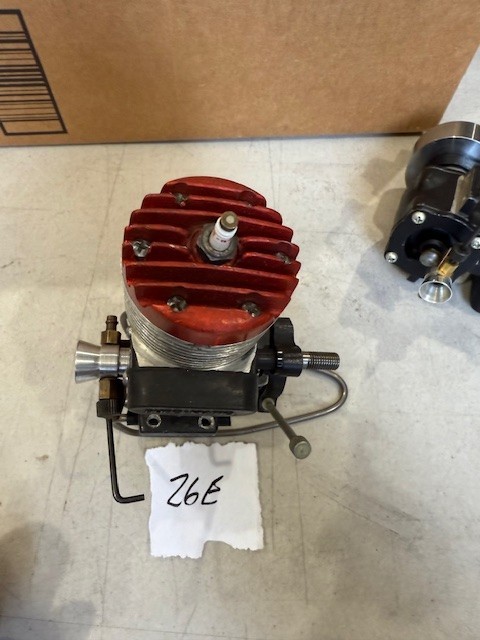 McCOY 60 GAS POWER ENGINE LOOKS READY FOR INSTALLATION. RED TOP TETHER ...