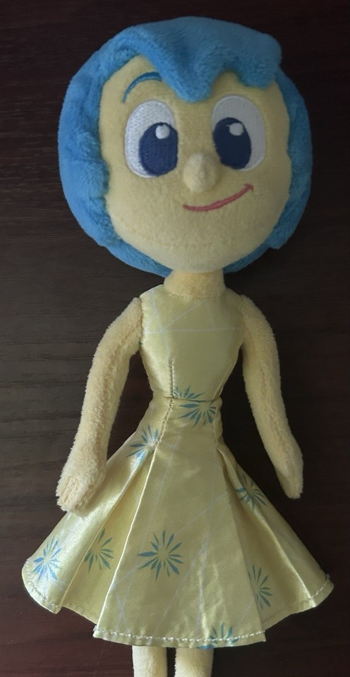 Disney Pixar Inside Out Joy Stuffed Plush Toy Doll 10'' Tomy VGC | eBay