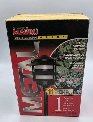 Malibu Architectural Grade Metal 3 Tier Low Voltage Landscape Light ...