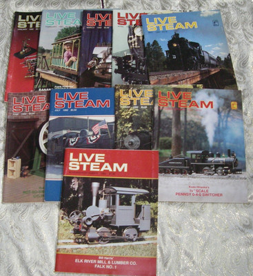 Vintage Live Steam magazines lot 10 pcs full year 1992 | eBay