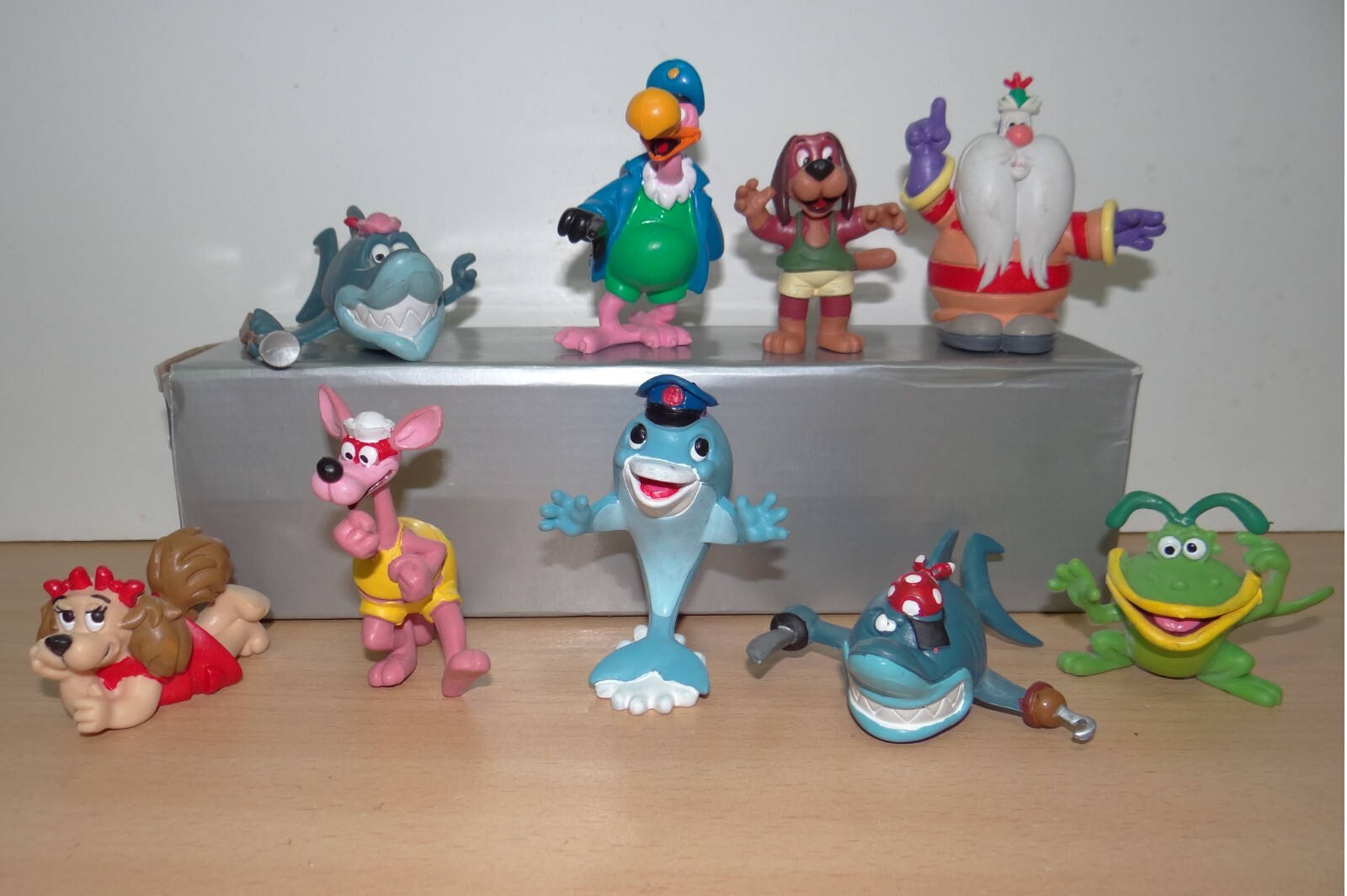 DELFY AND HIS FRIENDS Complete Set 9 PVC FIGURE Figurine COMICS SPAIN ...