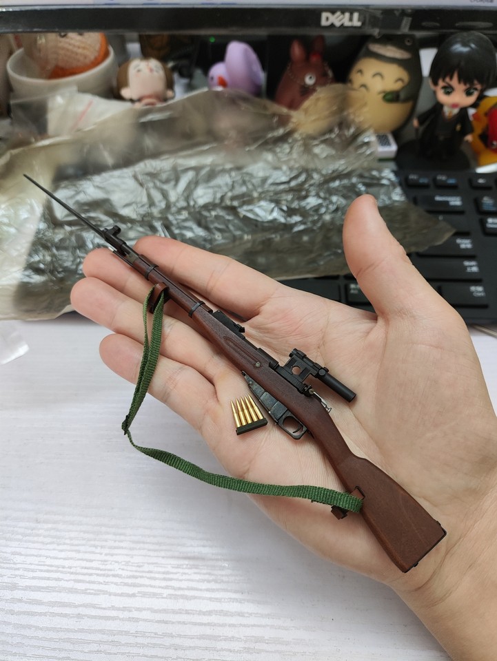 1:6 WWII Weapin M1944 Mosin-Nagant Sniping Rifle Toy Gun Wood Metal ...