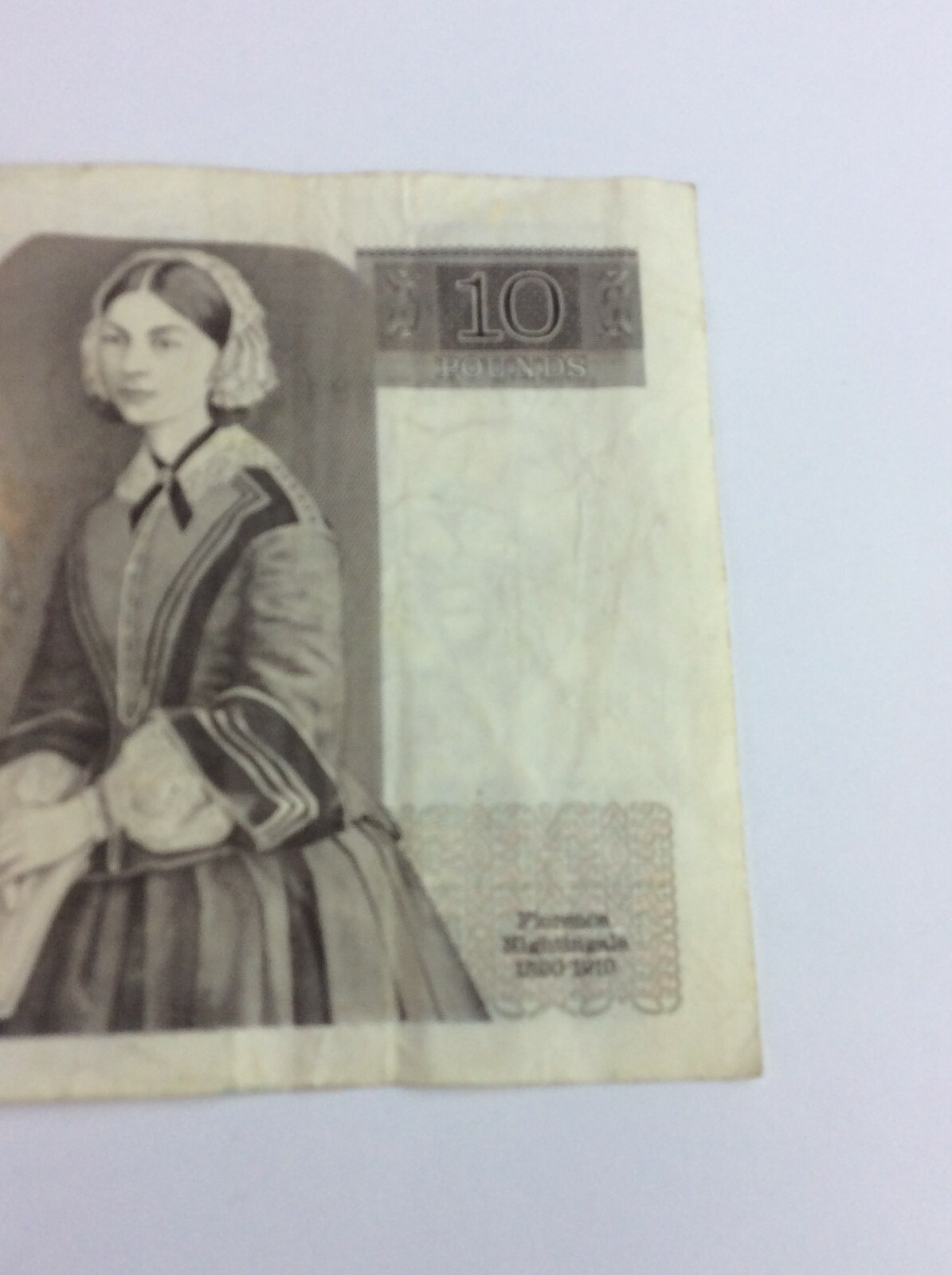 Bank Of England £10 Ten Pound Note 1988-1991 Florence Nightingale BX07 ...