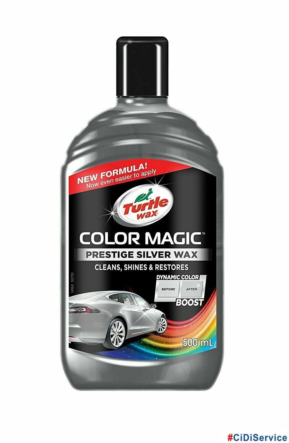 Polish Cera Colorata Grigio 500ml Turtle Wax Color Magic Lucida ...