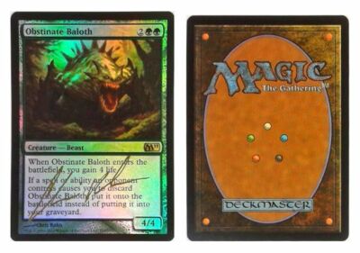 1x Obstinate Baloth: V0681: Signed/Autographed: Chris Rahn: Gold ...