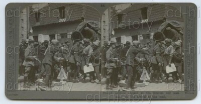 British Army Mail Delivery WW1 #86 Keystone Stereoview | eBay UK