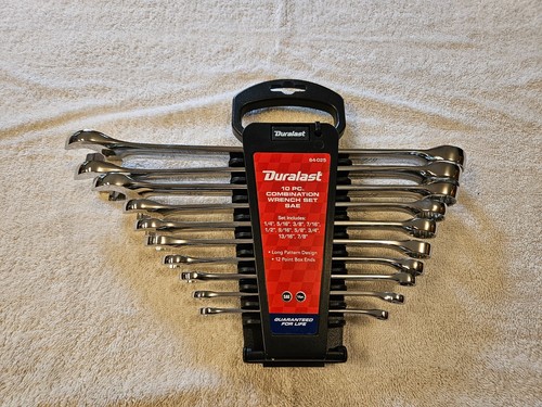 Duralast 10 Piece Combination Wrench Set, SAE, New | eBay