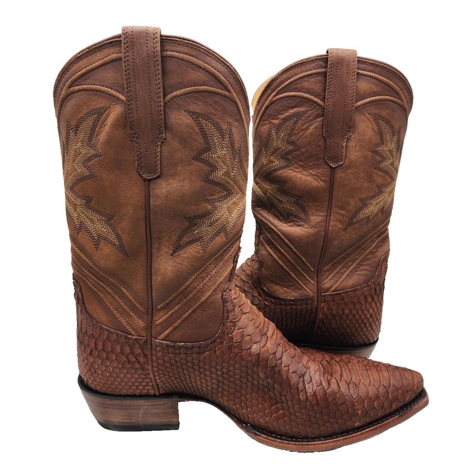 Tecovas Men's Original Limited Edition Barrett Python Boot, Size 11.5EE ...