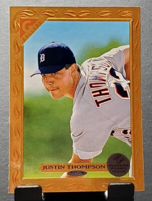 1997 Topps Gallery #1 of 250 Justin Thompson TIGERS Players Private ...