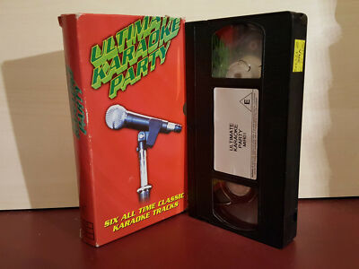 Ultimate Karaoke Party - 6 Classic Tracks - PAL VHS Video Tape (T76) | eBay