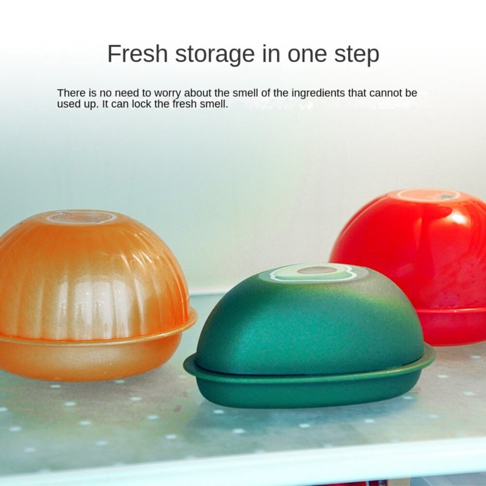 Avocado Keeper Onion Saver Box Tomato Storage Container Food Sealed ...