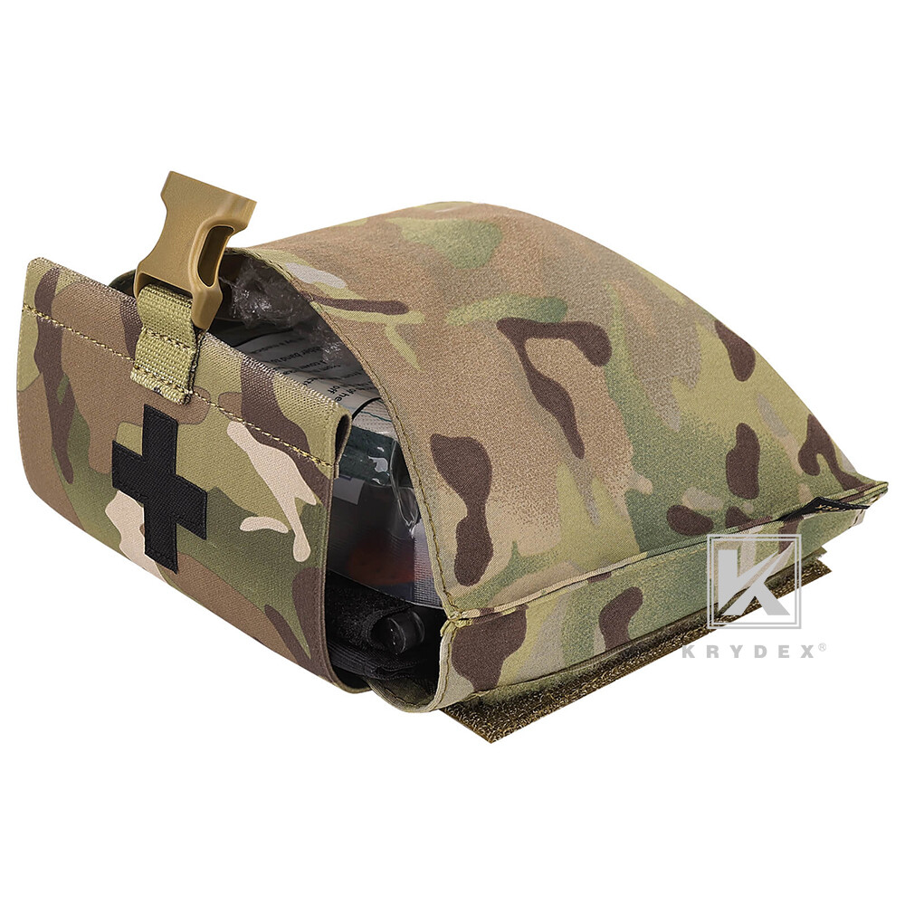 KRYDEX Tactical Rip Away Blow Out Med Pouch Stretch IFAK EMT Pouch ...