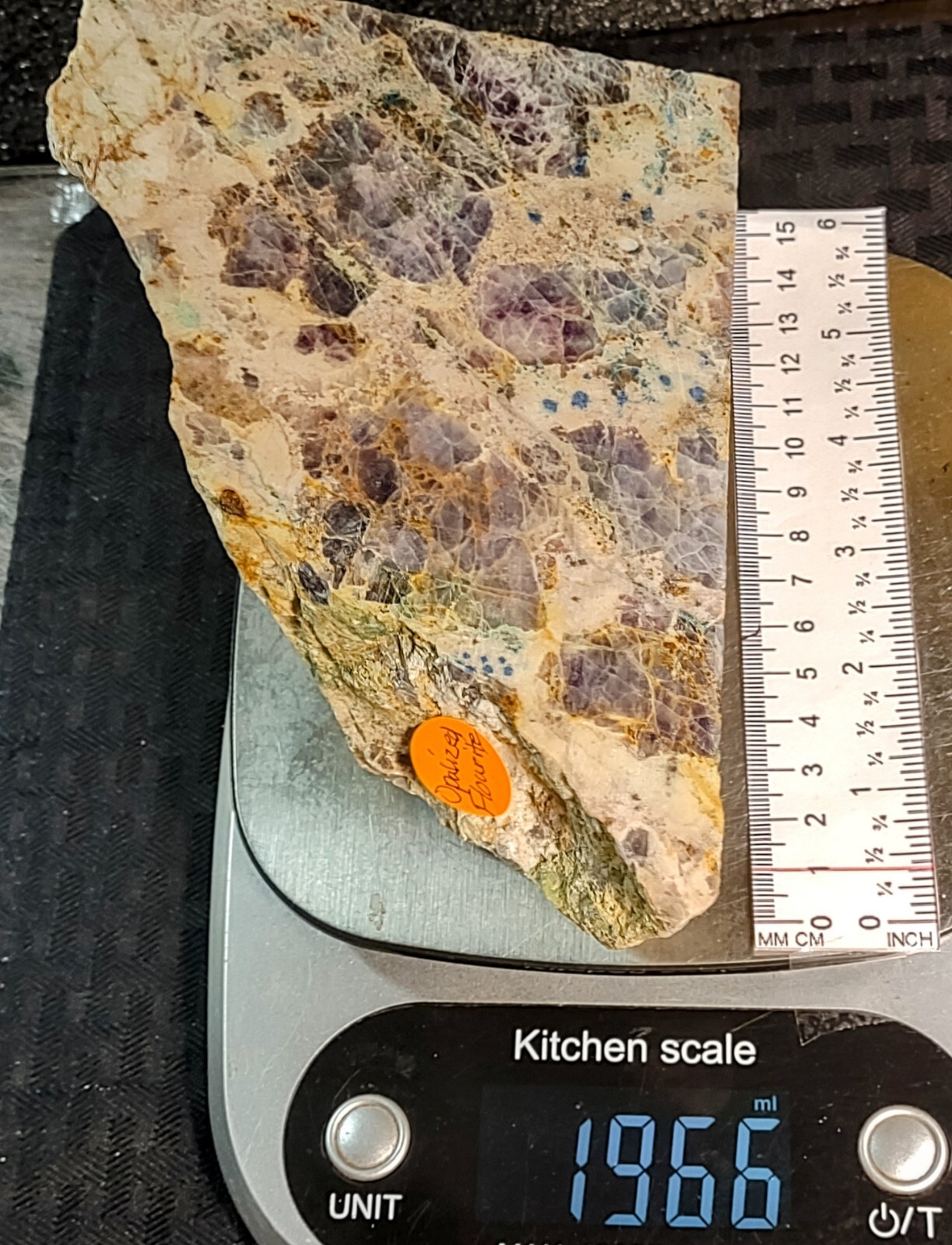 4.5Lbs. Opalized Fluorite Tiffany Stone Multi-Colored Insanely ...