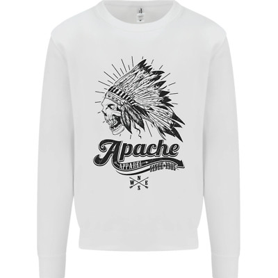 Apache Apparel Motorbike Motorcycle Biker Mens Sweatshirt Jumper | eBay ...