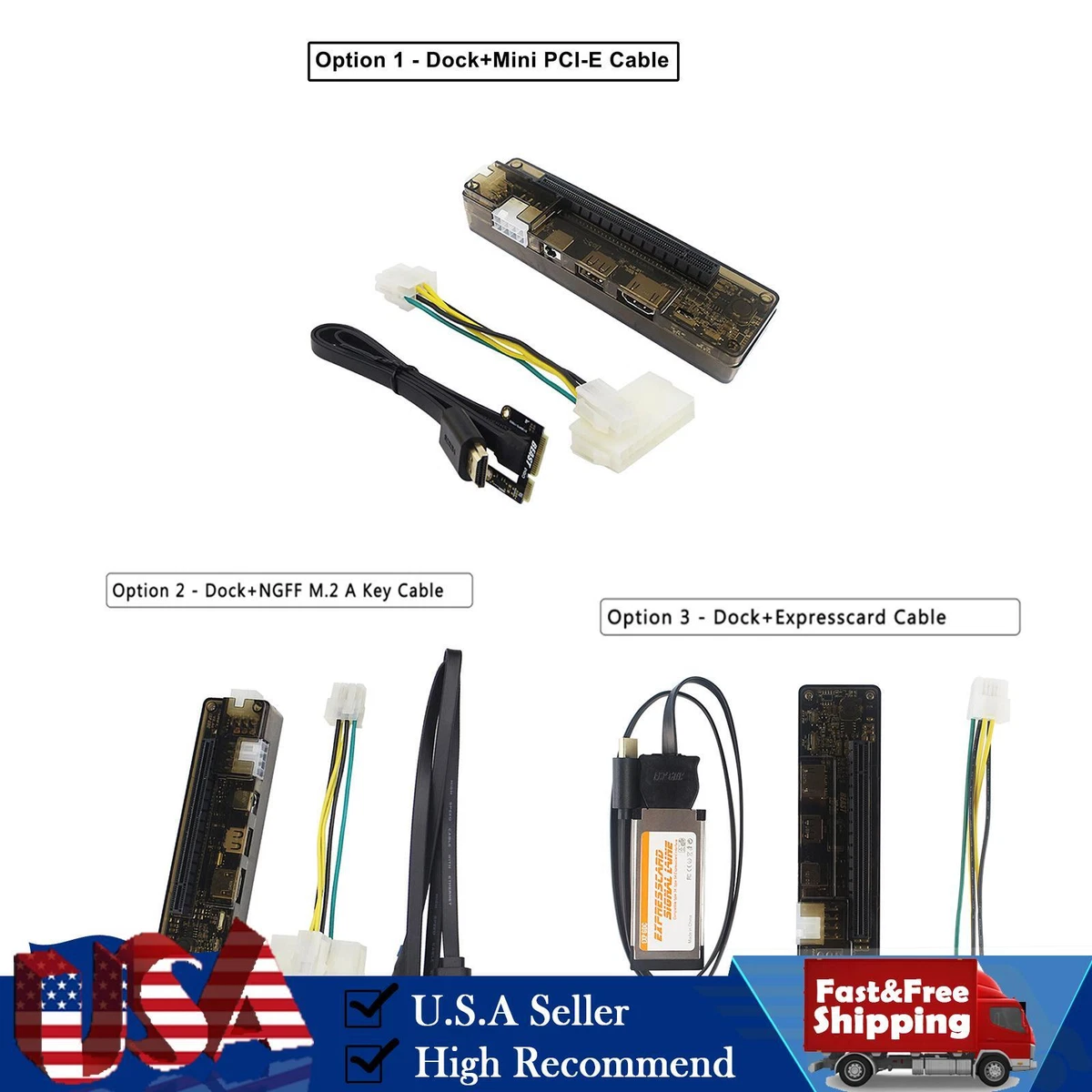 EXP GDC PCIe GPU Dock Laptop M Key To External Graphics, 49% OFF