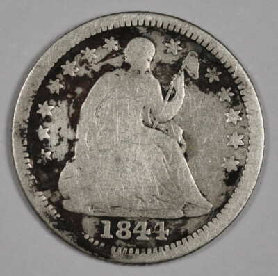 1844-o Seated Liberty Half Dime. Natural Uncleaned. Good. 190291 | eBay