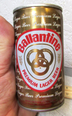 Ballantine Lager Beer collectors Empty beer can great graphics & colors ...