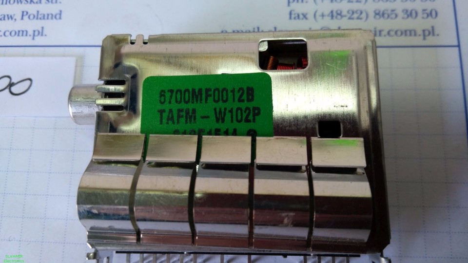 Philips LG TV tuner TAFM-W102P | eBay