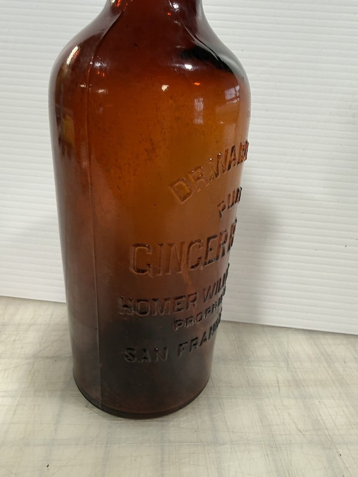DR WARREN'S PURE GINGER BRANDY BOTTLE | eBay