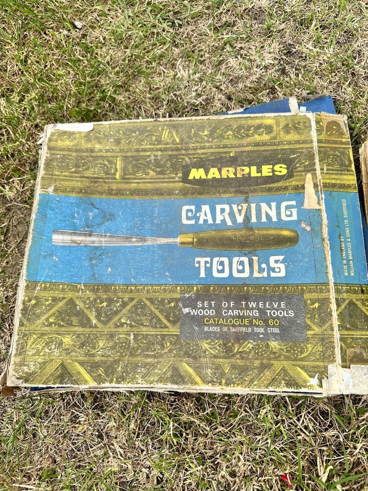 Vintage Marples Wood Turning Chisels Bundle Job Lot | eBay UK
