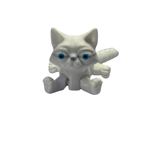3D Printed Articulated Cat – Flexible & Poseable Figure | eBay
