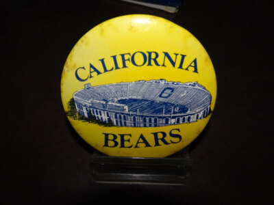 California Bears Football Memorial Stadium Pinback Button Pin UC ...