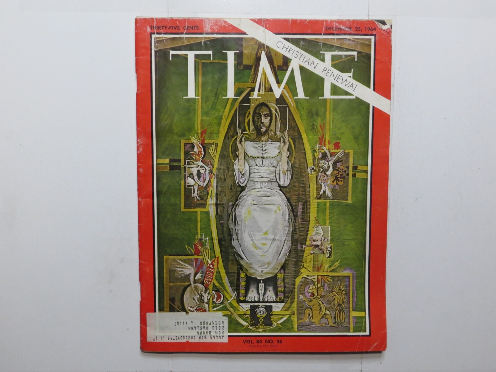 Time Magazine (December 25, 1964) (Christian Renewal) 3D | eBay