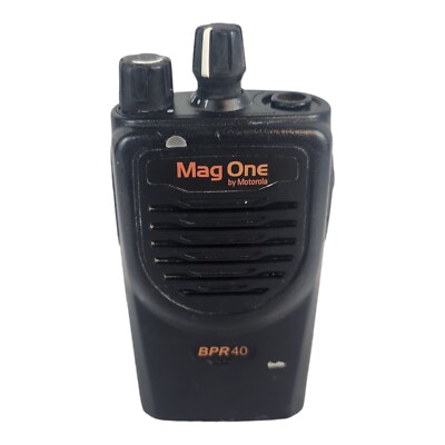 Motorola Mag One BPR40 UHF Two Way Radio (NO CHARGER, ANTENNA, CLIP) | eBay