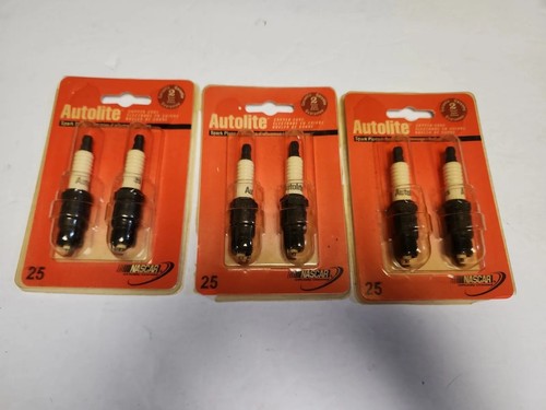 Spark Plug Nascar Autolite Copper Resistor Core AUTOLITE 25 6 total 3 ...
