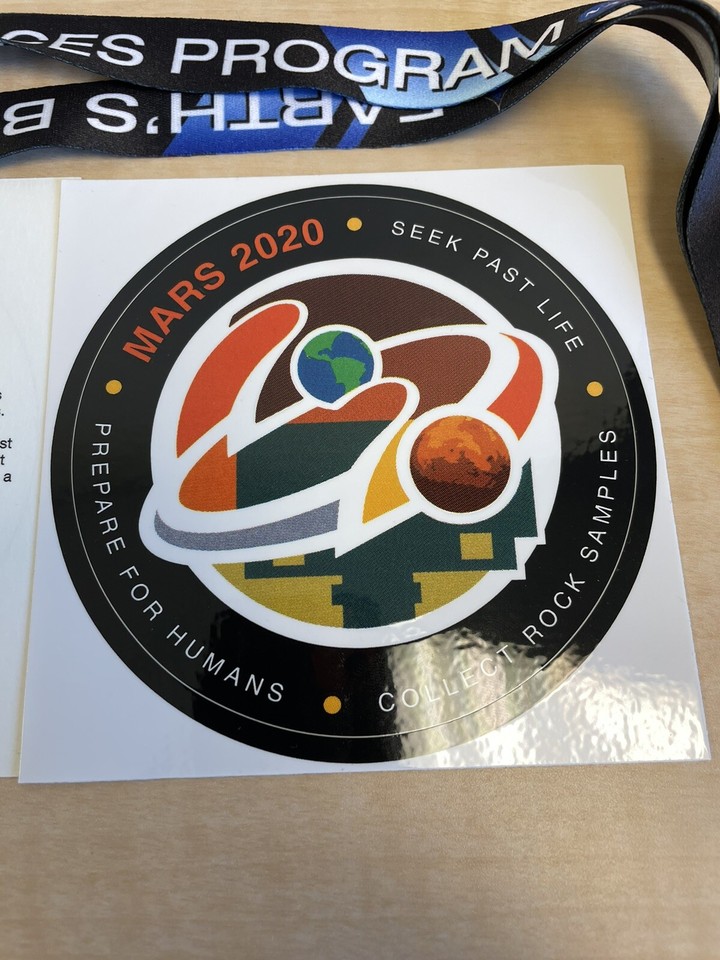 NASA Launch Services Program OFFICIAL Patch Lanyard Decal LOT MARS 2020 ...