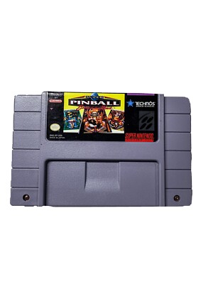 Super Pinball Behind the Mask (Super Nintendo, 1992) SNES Game ...