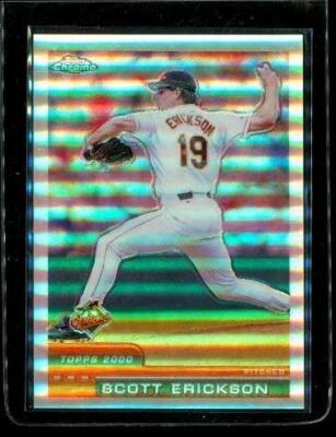 2000 TOPPS CHROME Refractor Baseball Card #416 SCOTT ERICKSON Baltimore ...