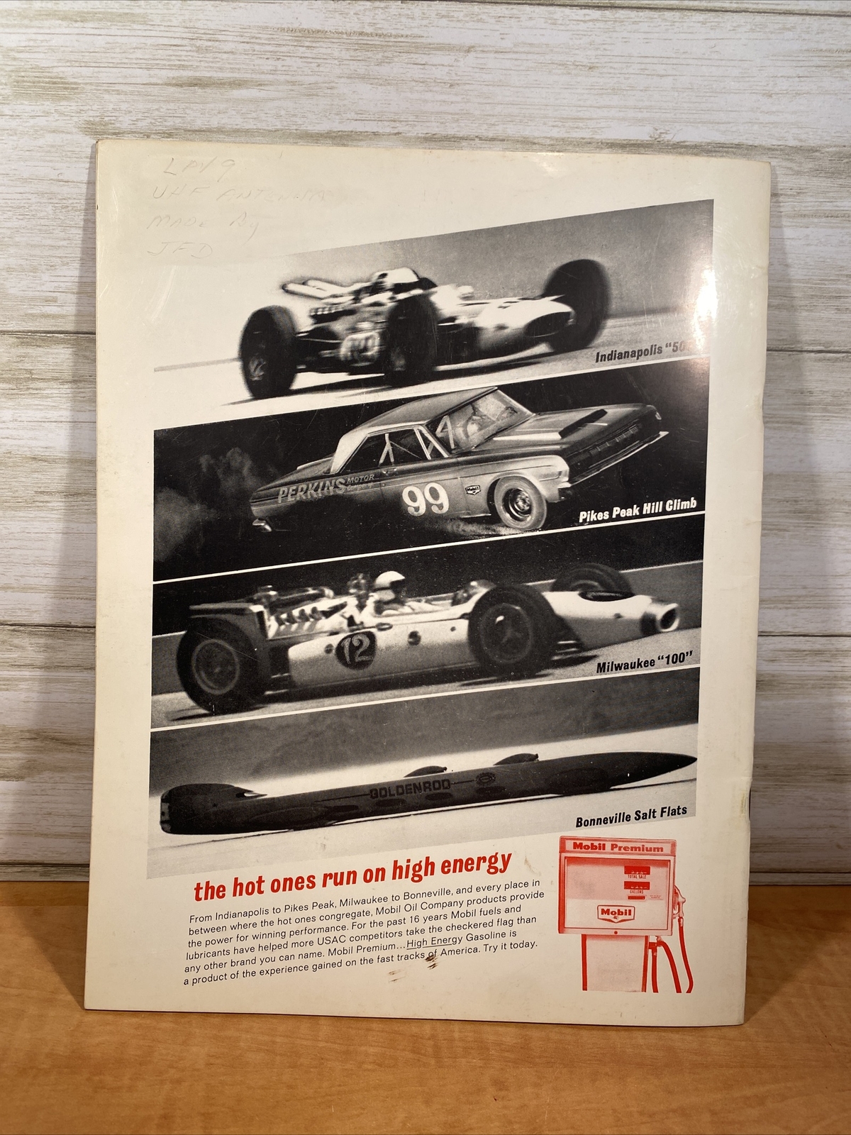 Trenton Speedway USAC Indy Car Race Program 4/24/1966 Mario Andretti AJ ...