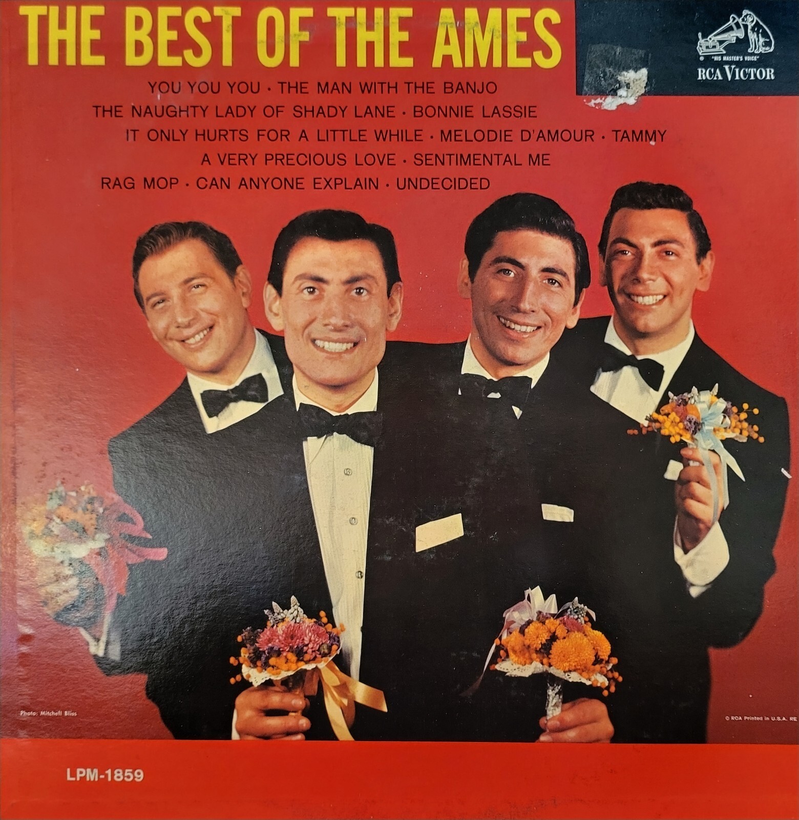 AMES BROTHERS The Best of the Ames RCA VICTOR RECORD LPM-1859 ALBUM ...