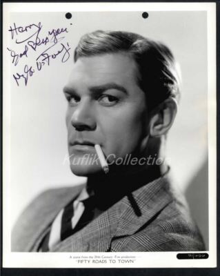 Douglas Fowley - Signed Vintage Celebrity Autograph Photo - Singin' in ...