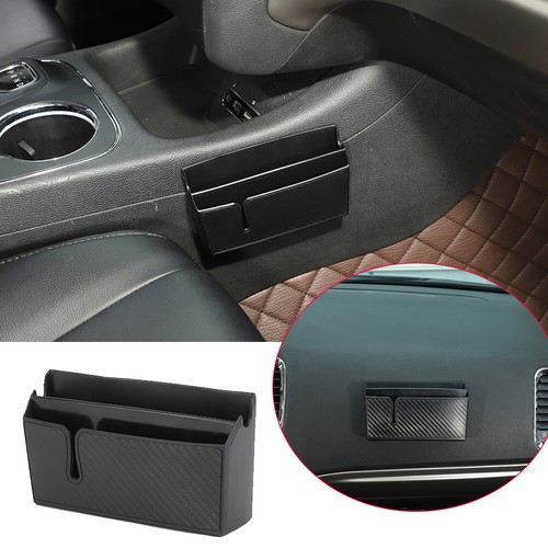 Carbon Fiber ABS Gear Side Double Layer Storage Box For Dodge Durango ...
